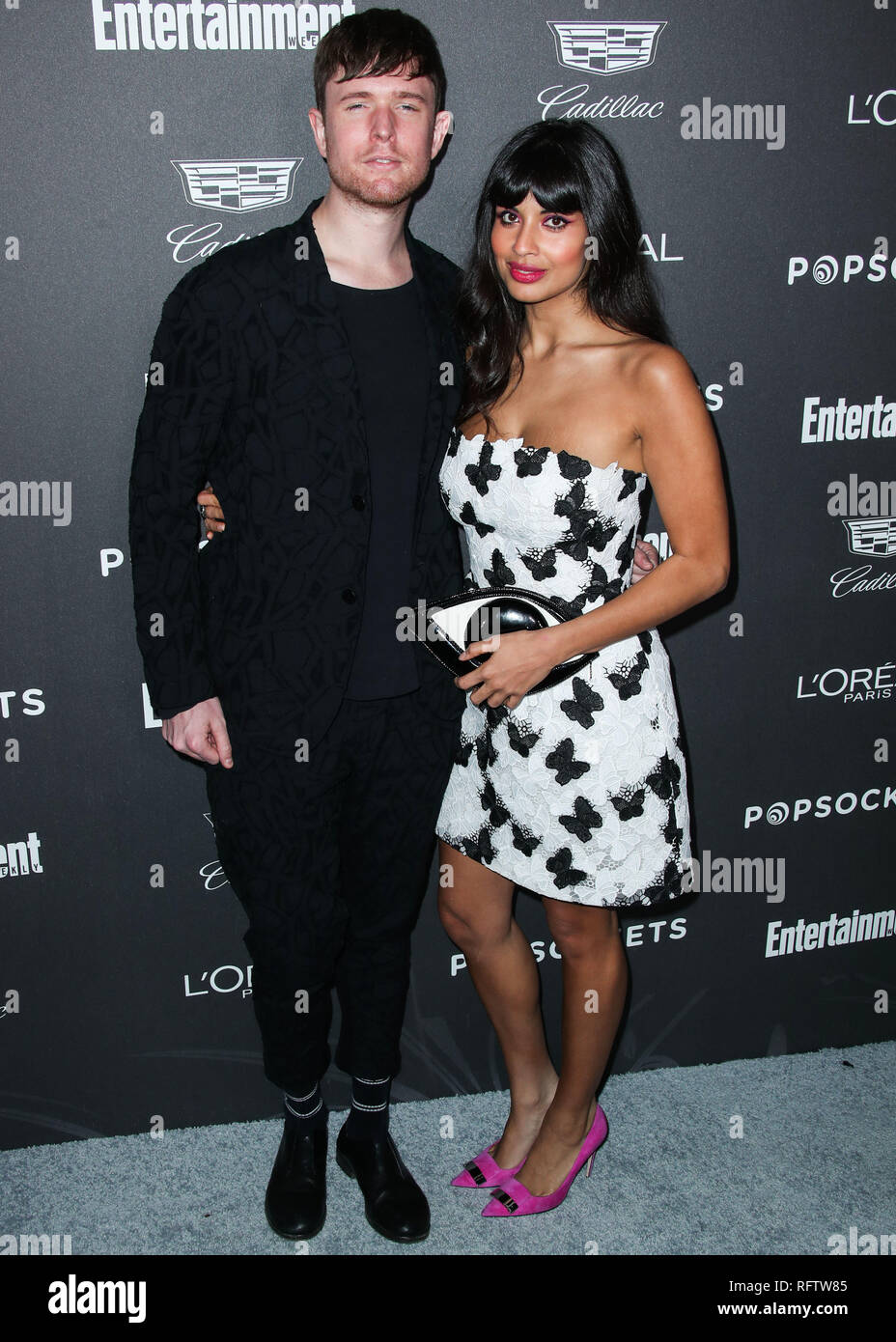 West Hollywood, California, USA. 26th January, 2019. Singer James Blake ...