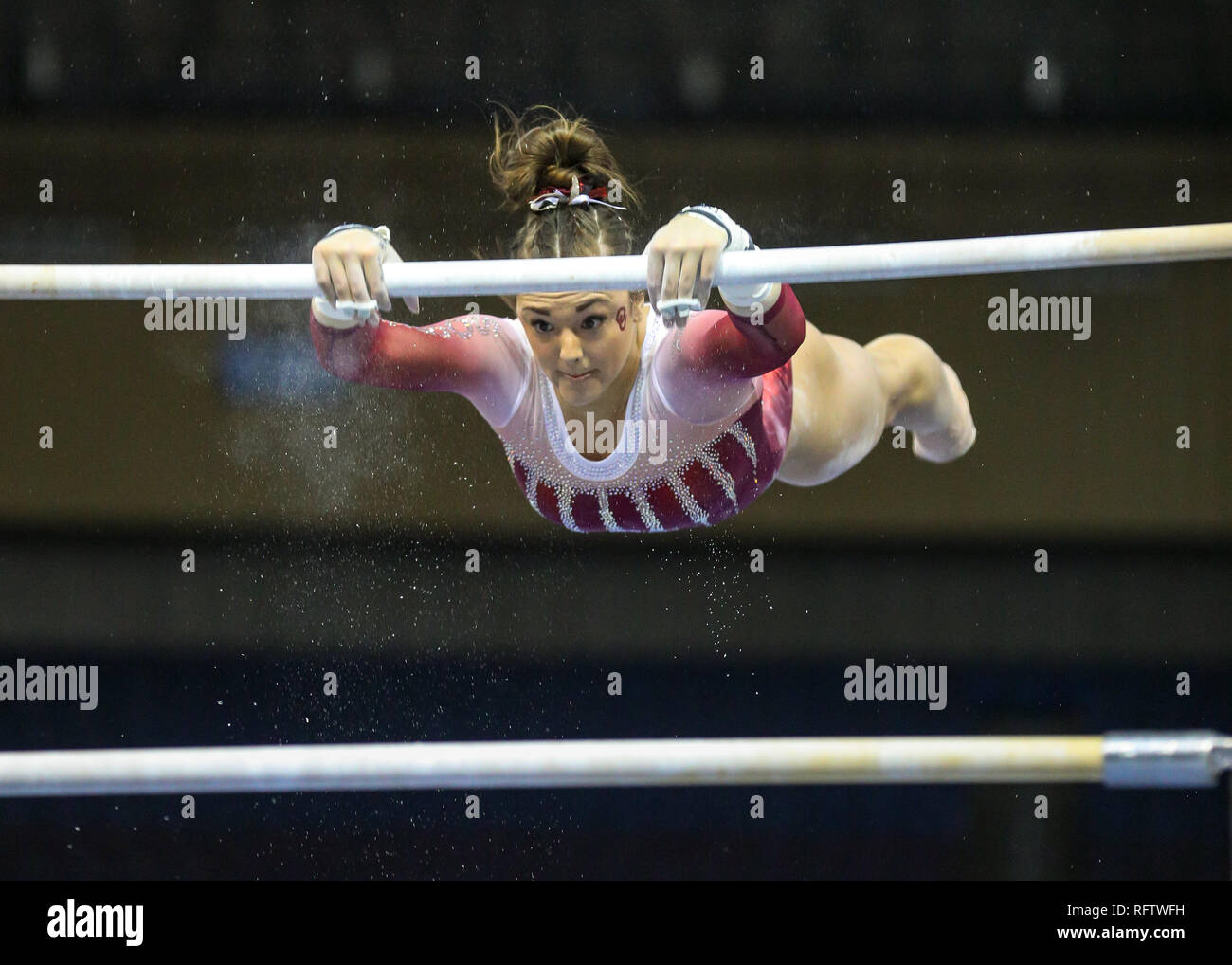 Fort Worth, Texas, USA. 26th Jan, 2019. Oklahoma's Maggie Nichols ...