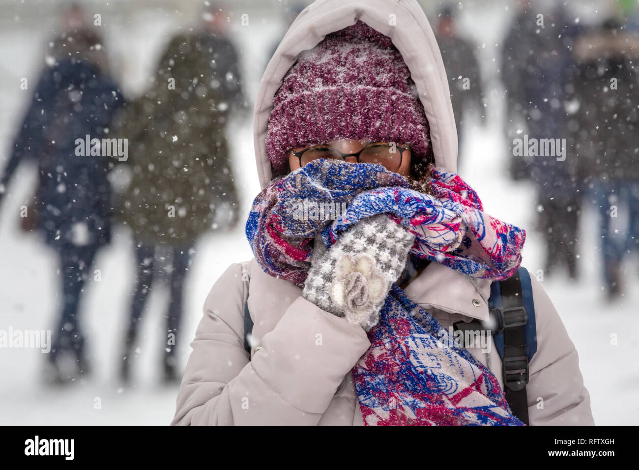 Moscow cold hi-res stock photography and images - Alamy