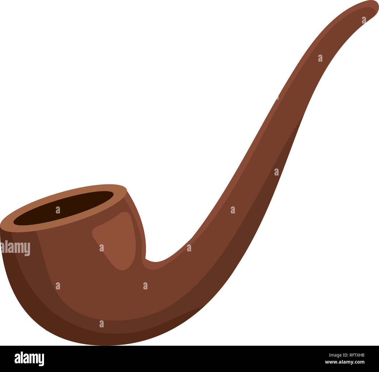 wooden pipe cartoon Stock Vector Image & Art - Alamy
