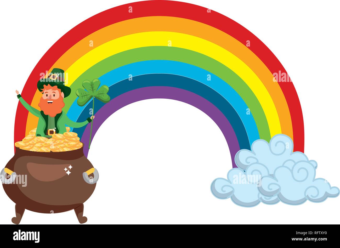 st patricks day cartoon Stock Vector Image & Art - Alamy
