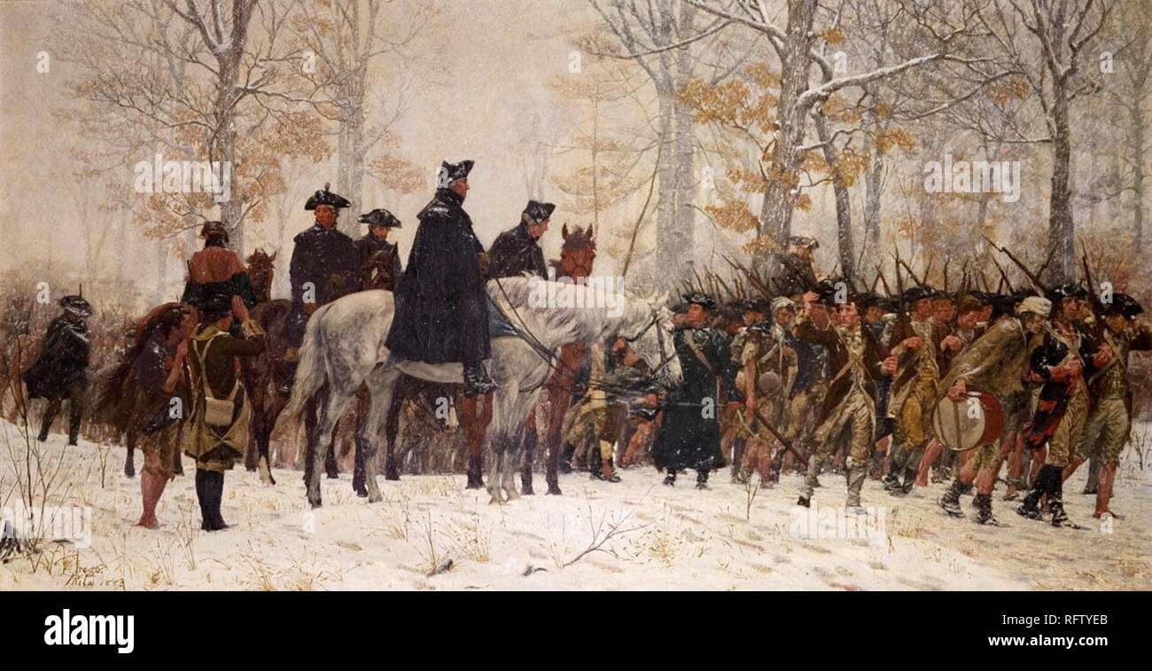Valley forge george washington hi-res stock photography and images - Alamy