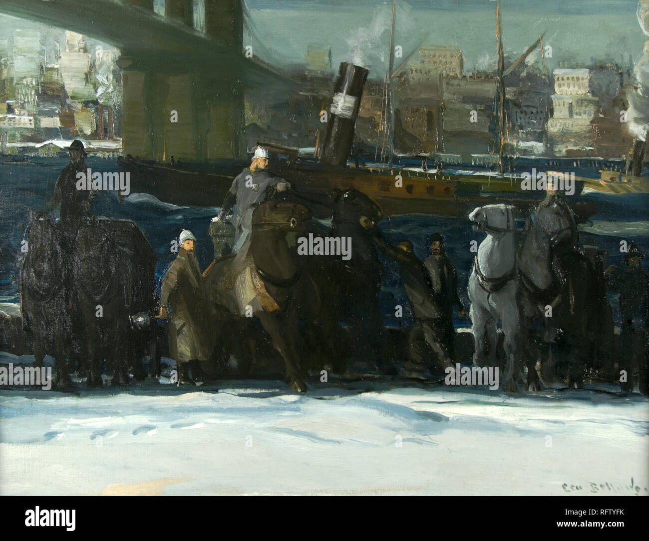 George bellows snow hi-res stock photography and images - Alamy