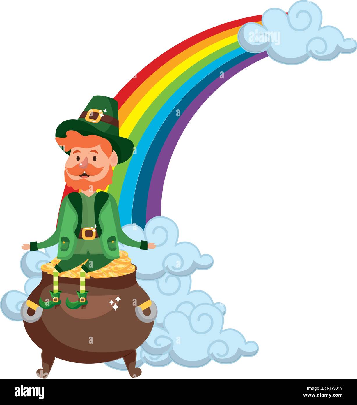 st patricks day cartoon Stock Vector Image & Art - Alamy