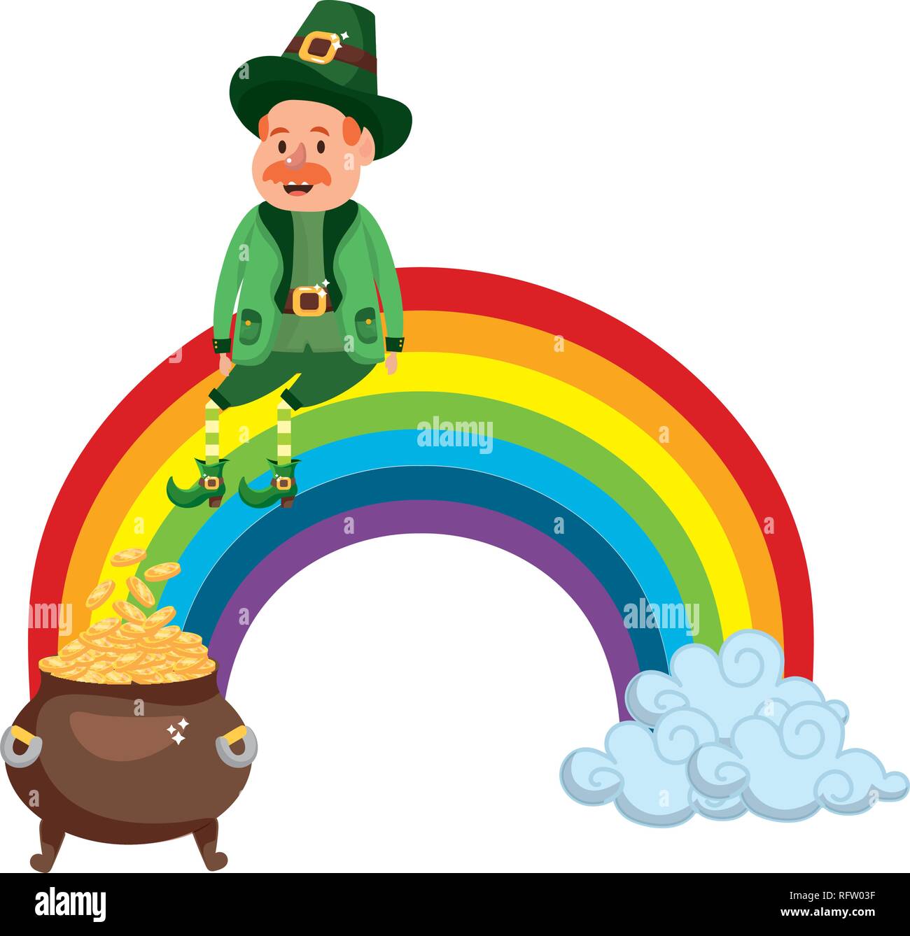 st patricks day cartoon Stock Vector Image & Art - Alamy
