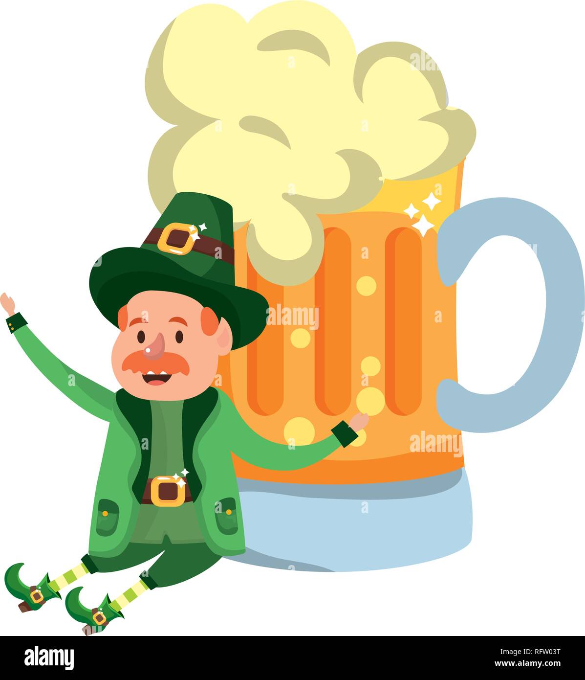 st patricks day cartoon Stock Vector Image & Art - Alamy