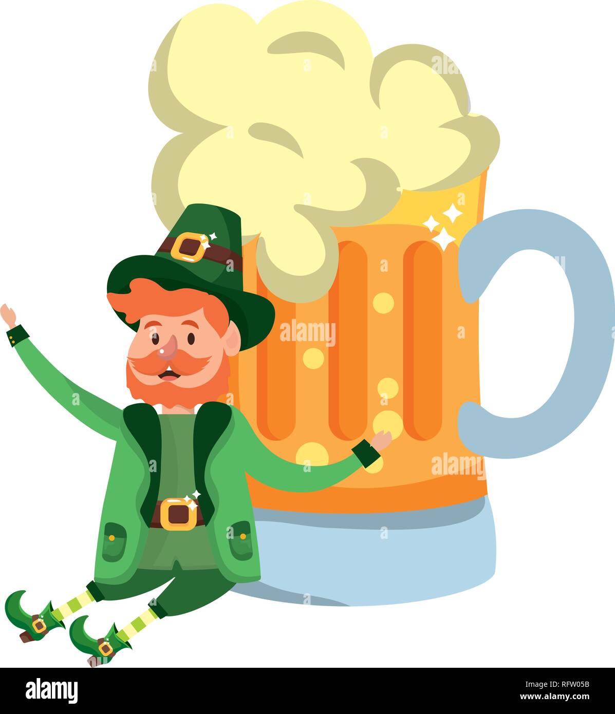st patricks day cartoon Stock Vector Image & Art - Alamy