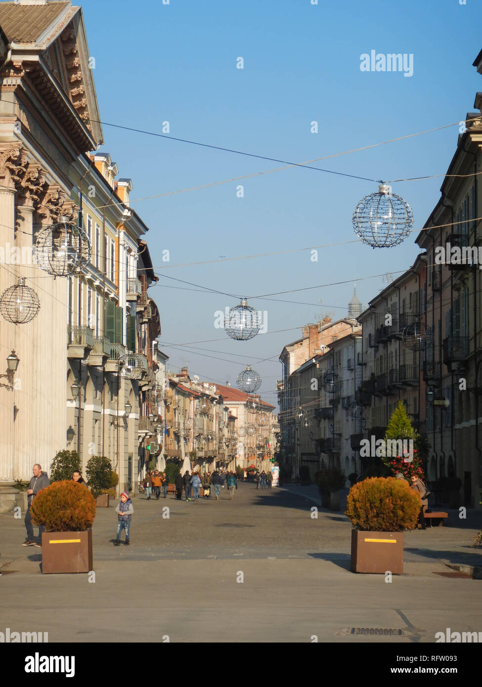 Cityscape of Cuneo, Italy Stock Photo - Alamy