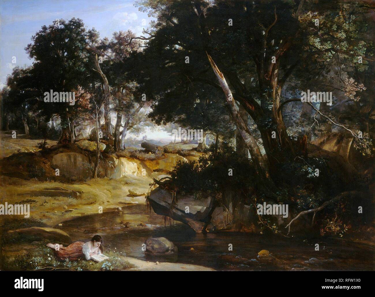 Jean baptiste camille corot morning hi-res stock photography and images ...