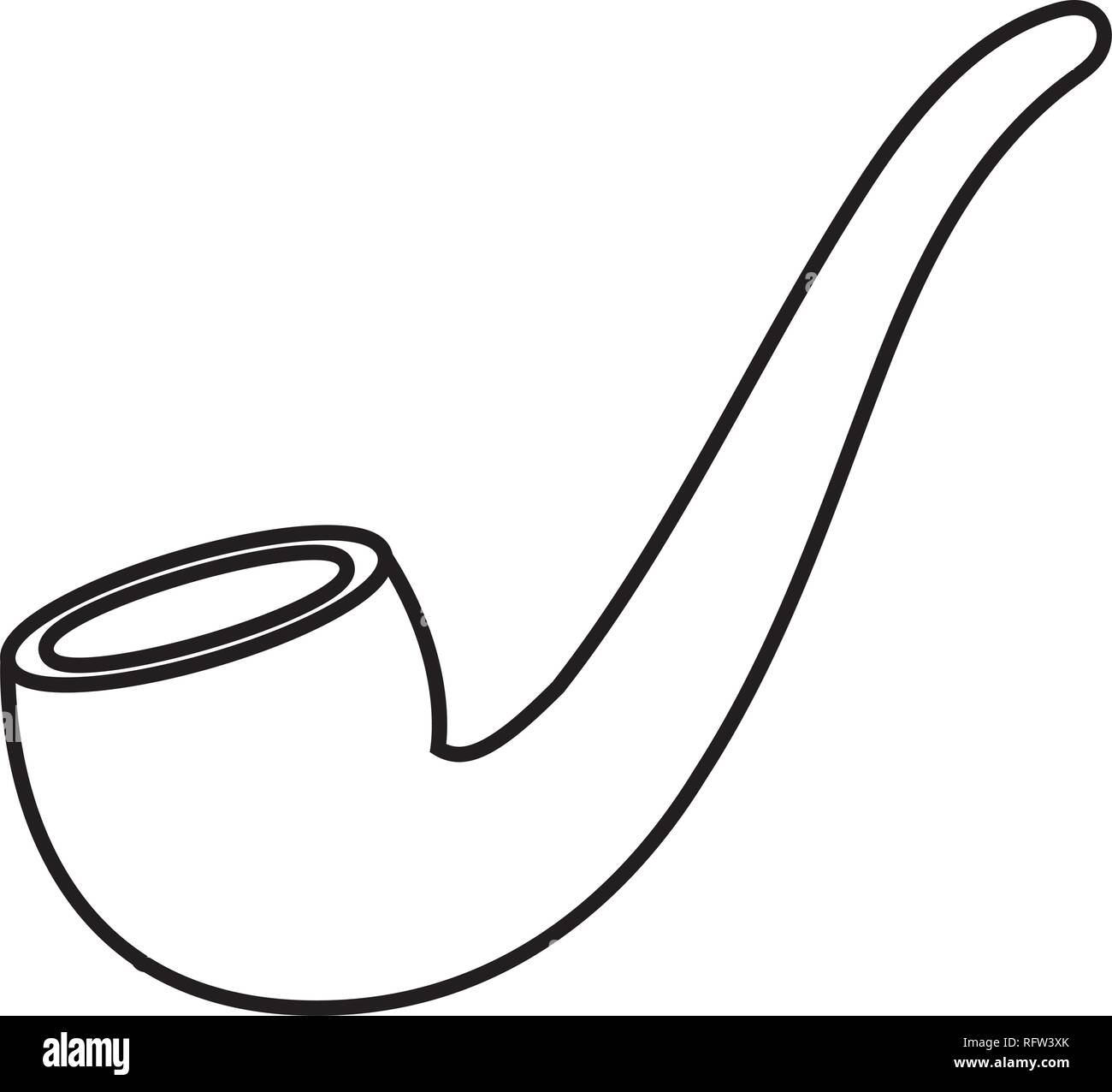 pipe isolated icon Stock Vector Image & Art - Alamy