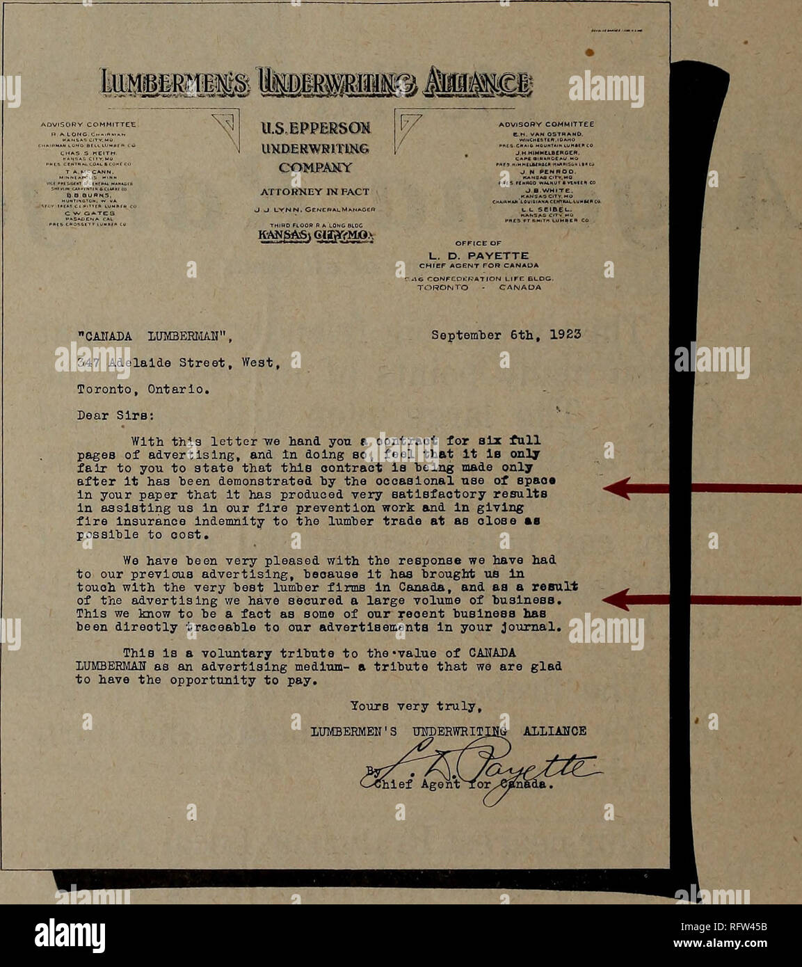 . Canadian forest industries July-December 1923. Lumbering; Forests and ...