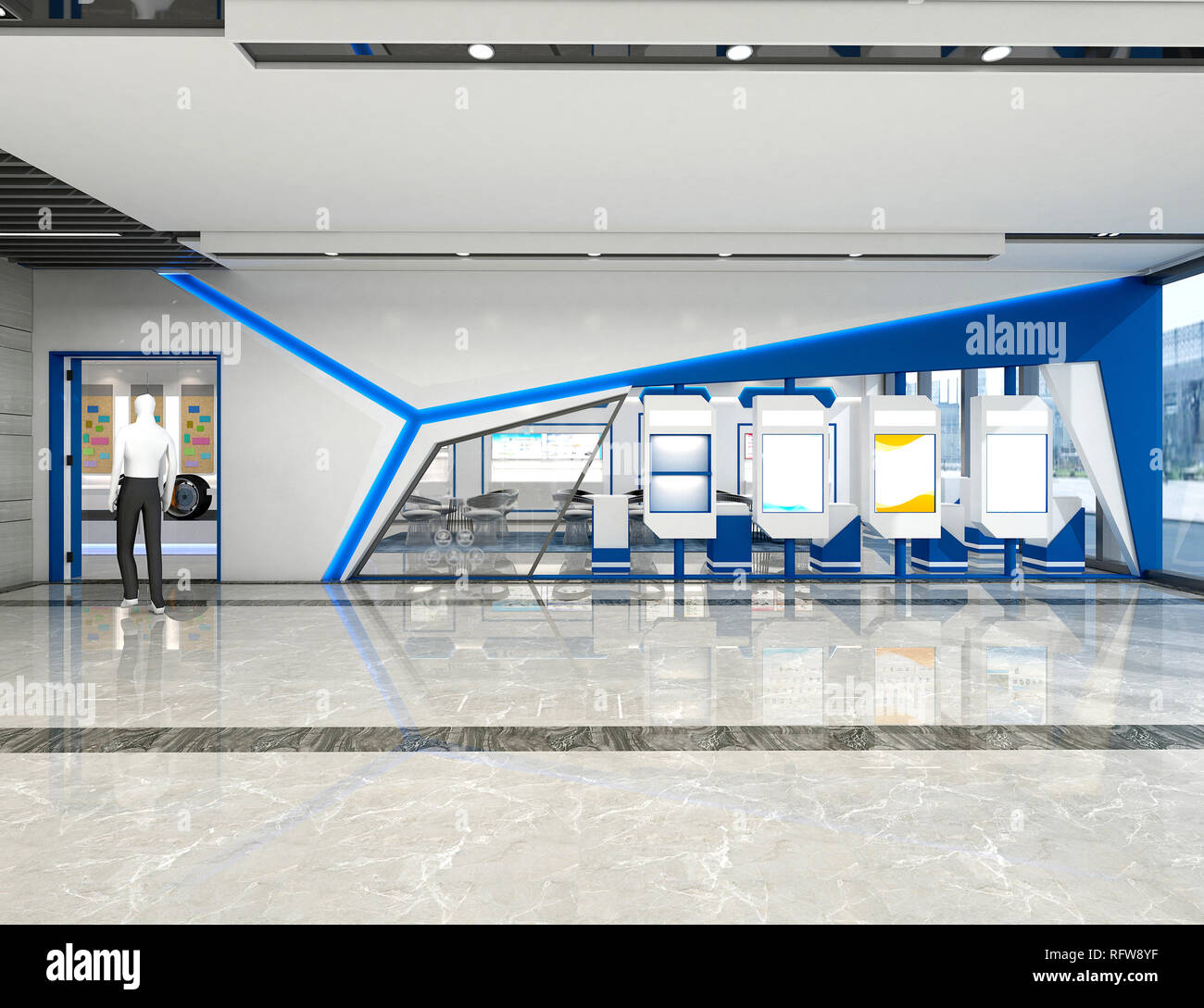 Modern business company center hi-res stock photography and images - Alamy