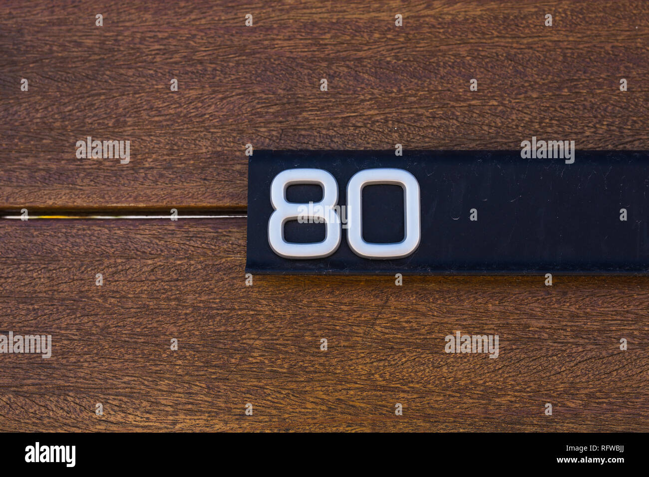 House number 80 sign hi-res stock photography and images - Alamy