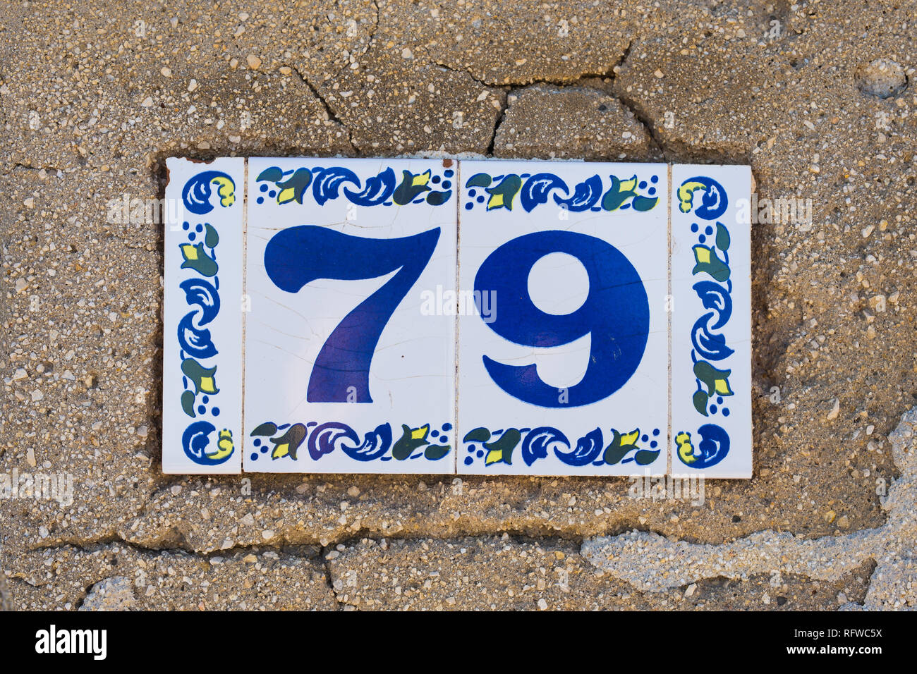 Plate number 79 hi-res stock photography and images - Alamy