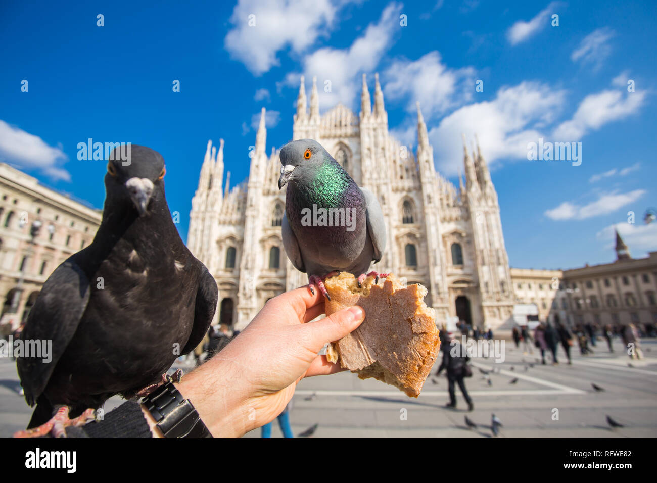 Milan historic moment hi-res stock photography and images - Alamy