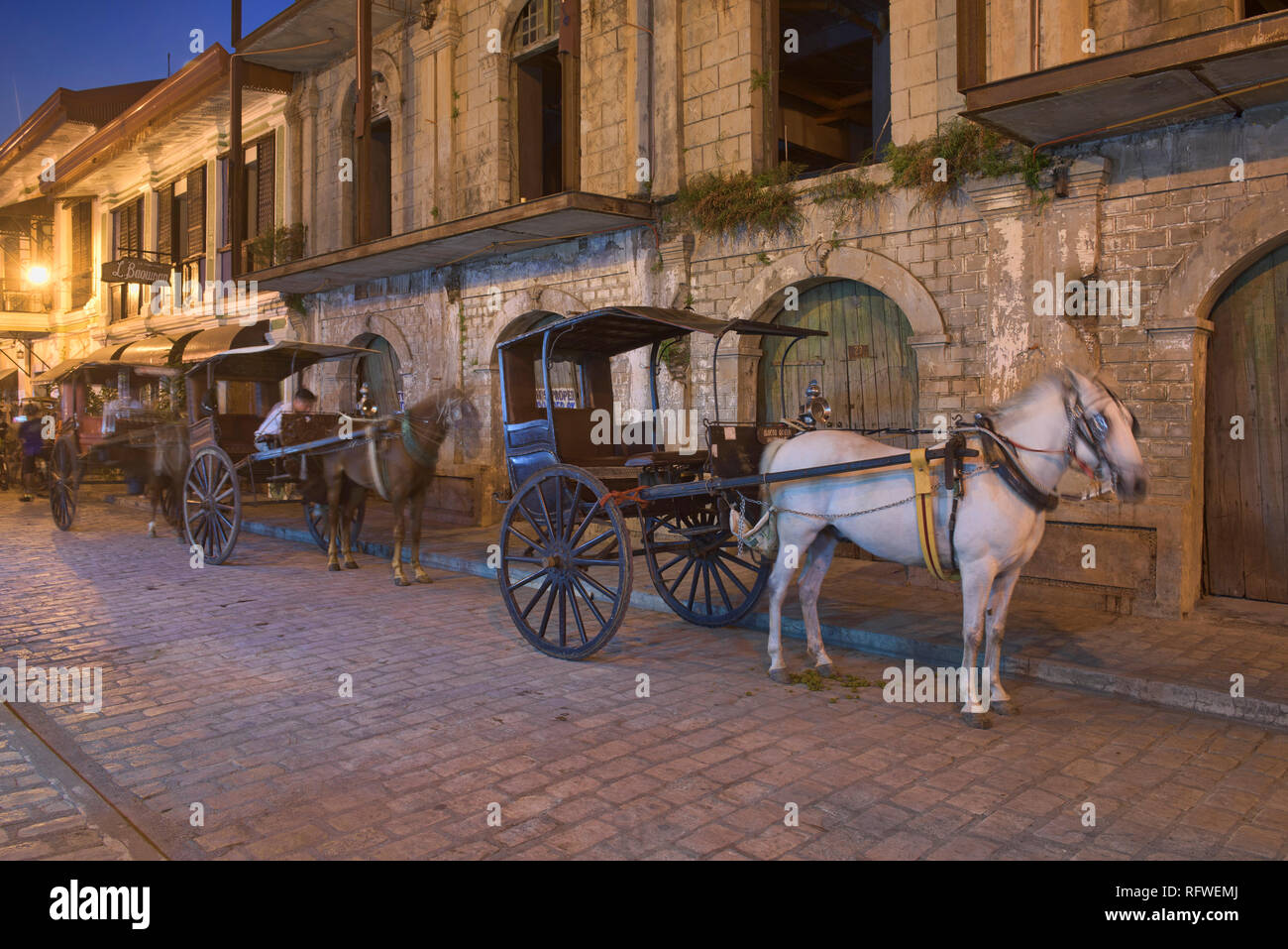 Vigan philippines and kalesa carriage hi-res stock photography and ...