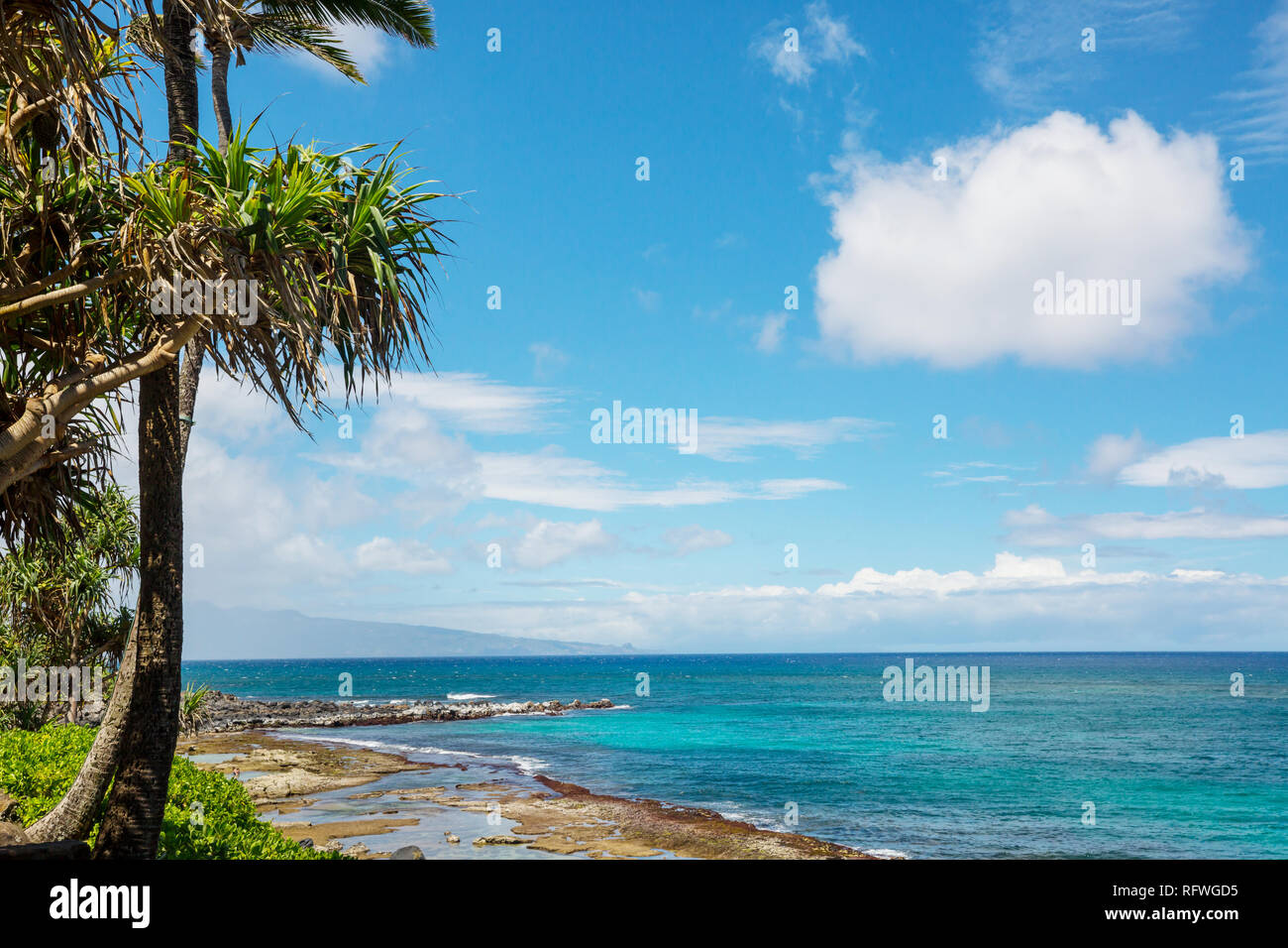 Amazing hawaiian beach Stock Photo - Alamy