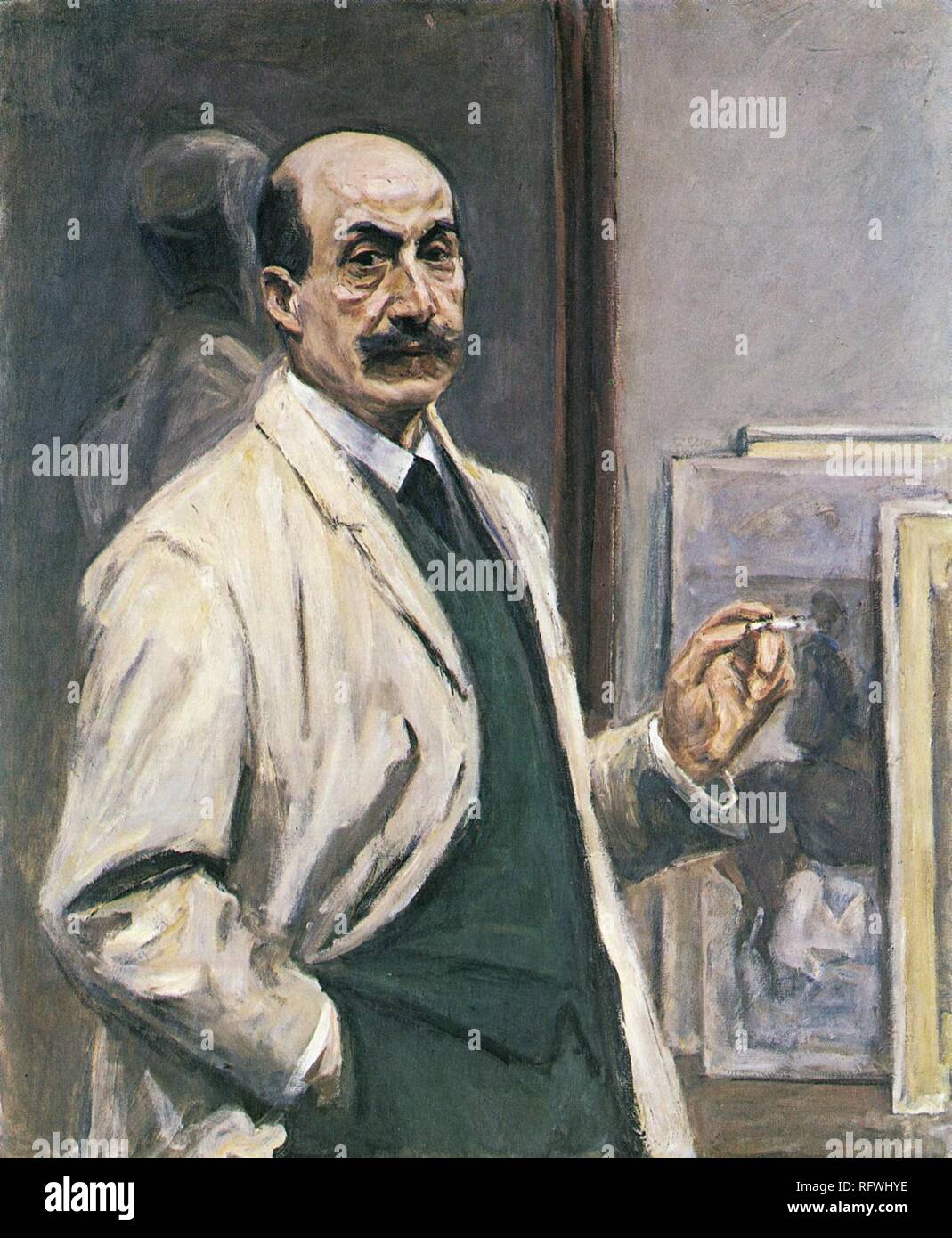Max liebermann self portrait hi-res stock photography and images - Alamy