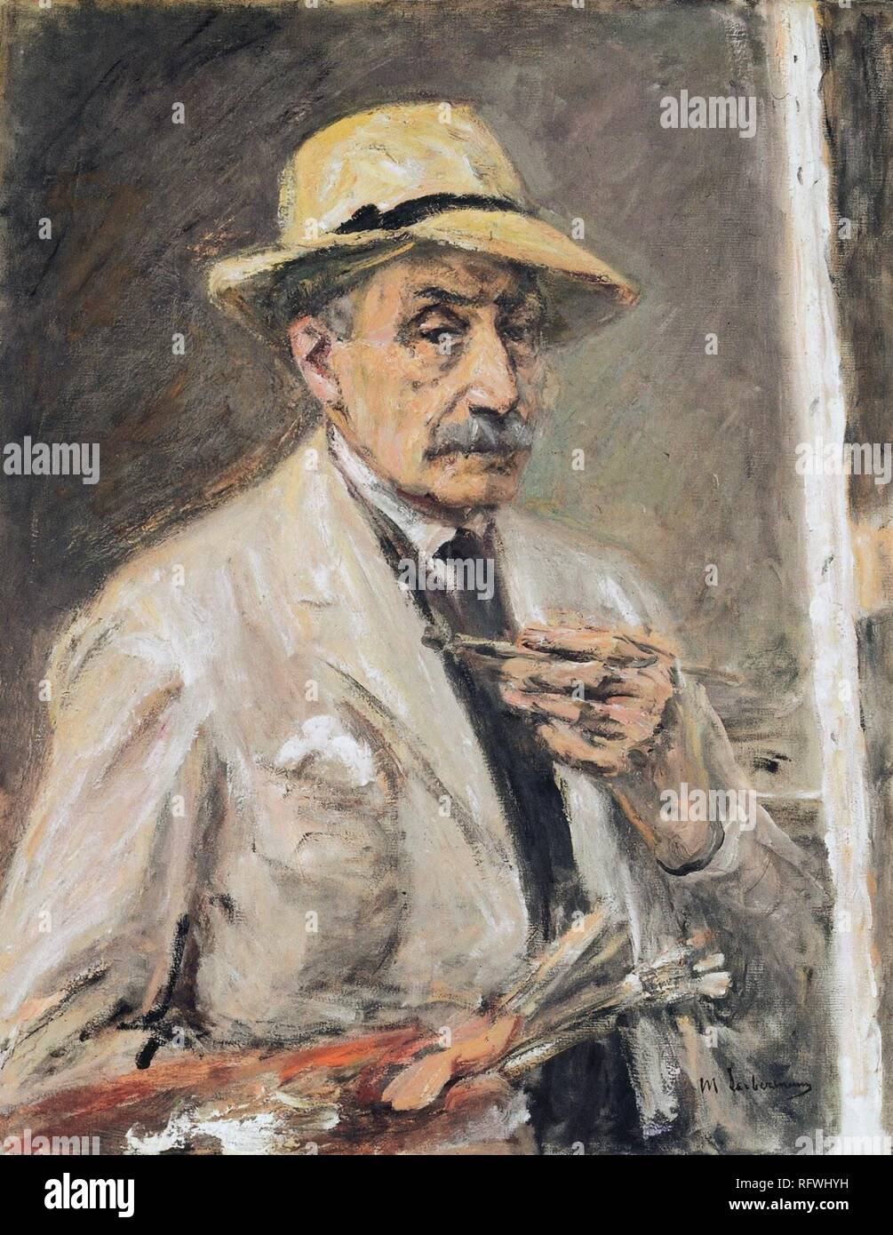 Max liebermann self portrait hi-res stock photography and images - Alamy