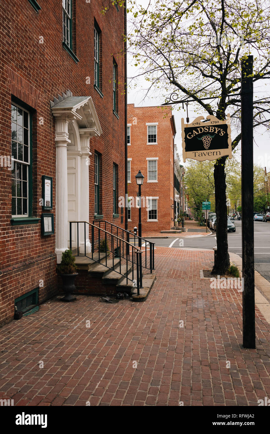 Gadsby's Tavern, in Alexandria, Virginia Stock Photo - Alamy