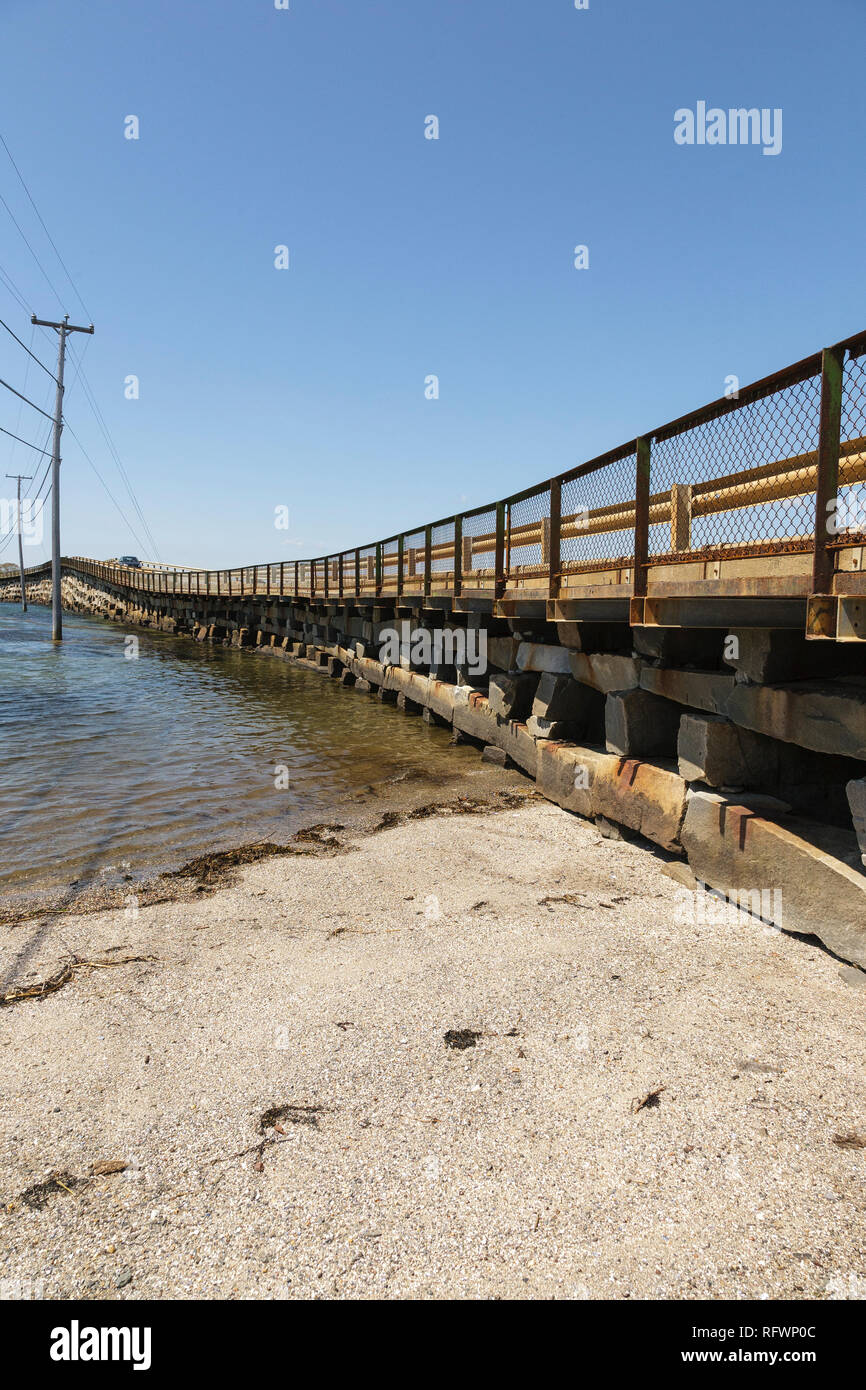 Bailey Island Bridge in Harpswell, Maine USA, which is on the New ...