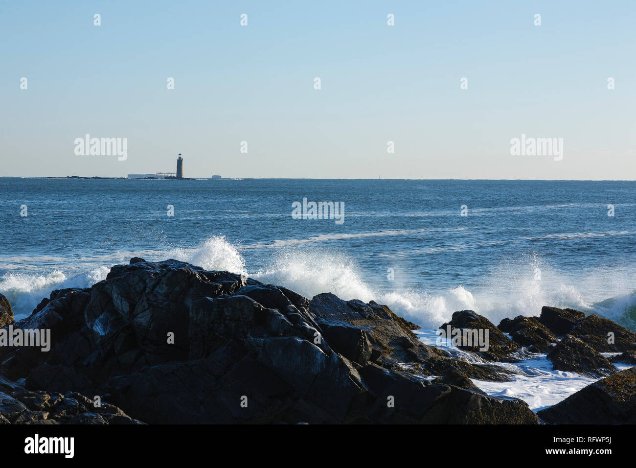 Ram ledge lighthouse maine hi-res stock photography and images - Alamy