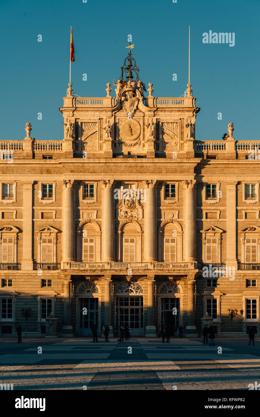 Royal palace madrid spain building architecture hi-res stock ...