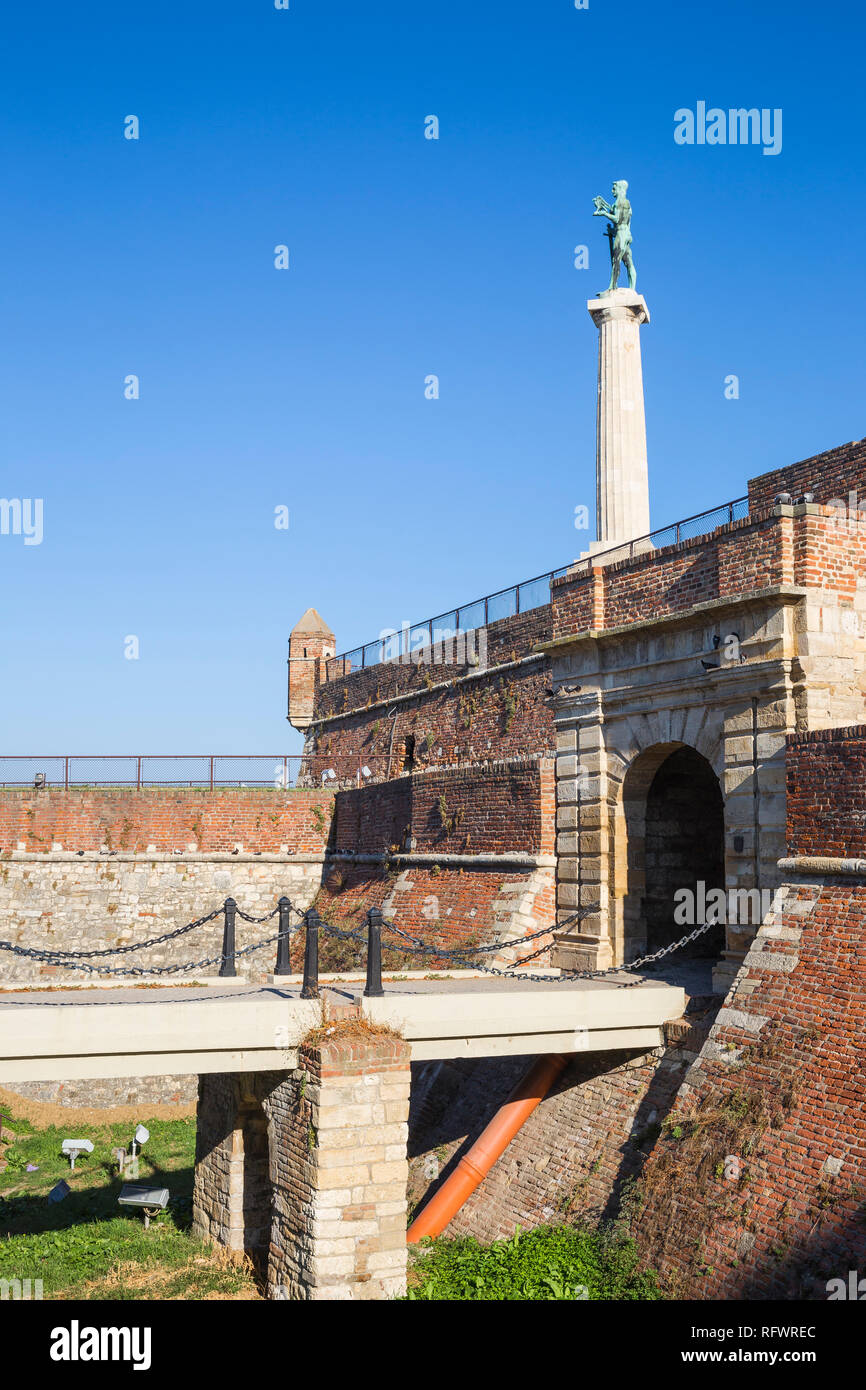 Victor Monument at Belgrade Fortress, Kalemegdan Park, Belgrade, Serbia ...