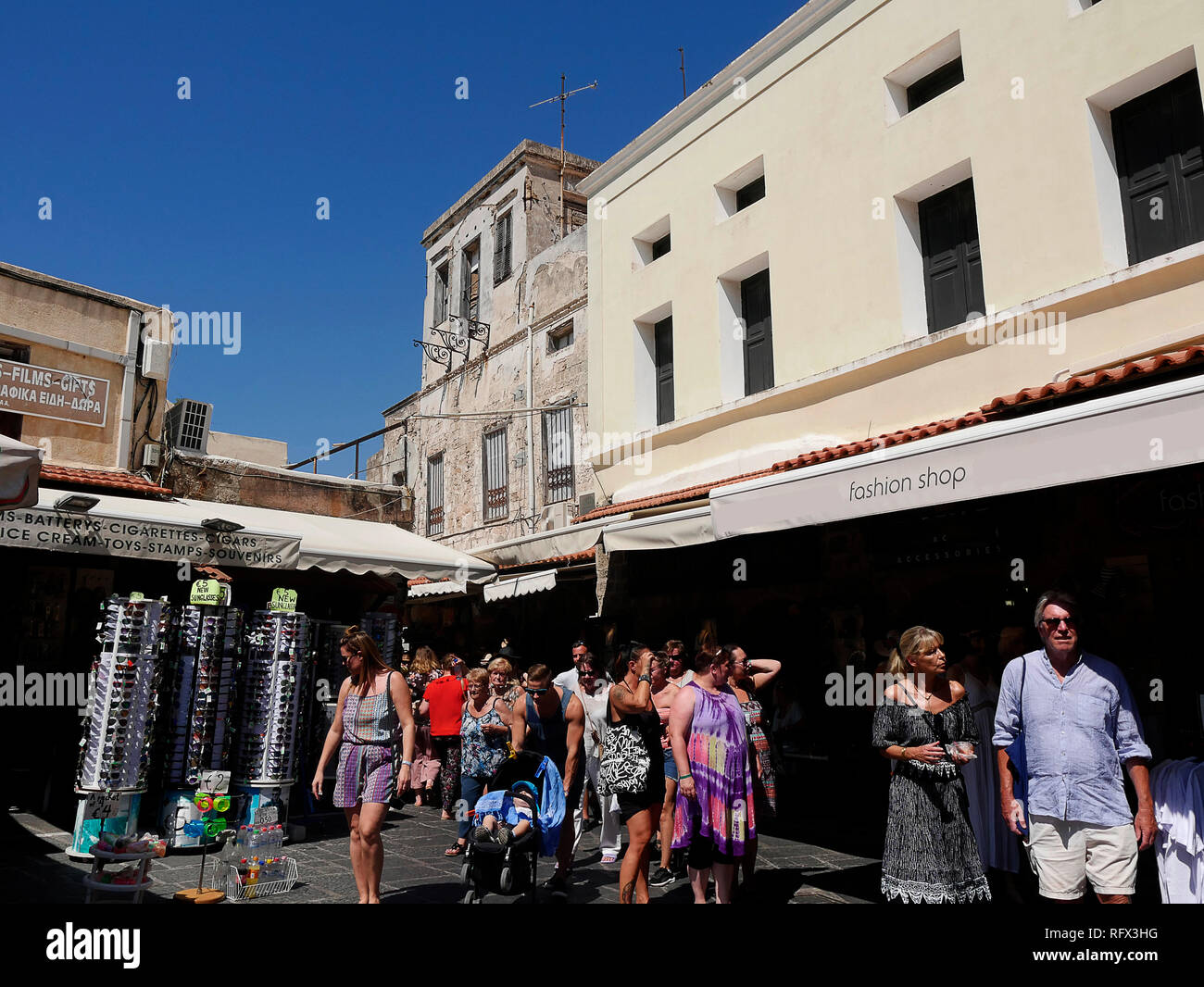 Hippocrates Square in the old walled city of Rhodes is the largest ...