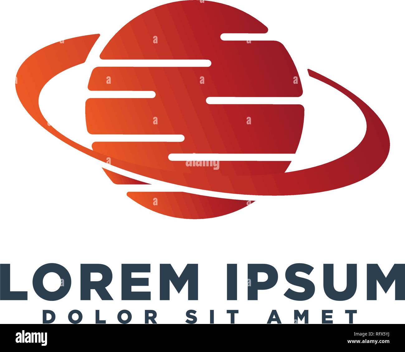 Planet Star Logo Design Template - Vector illustration Stock Vector ...