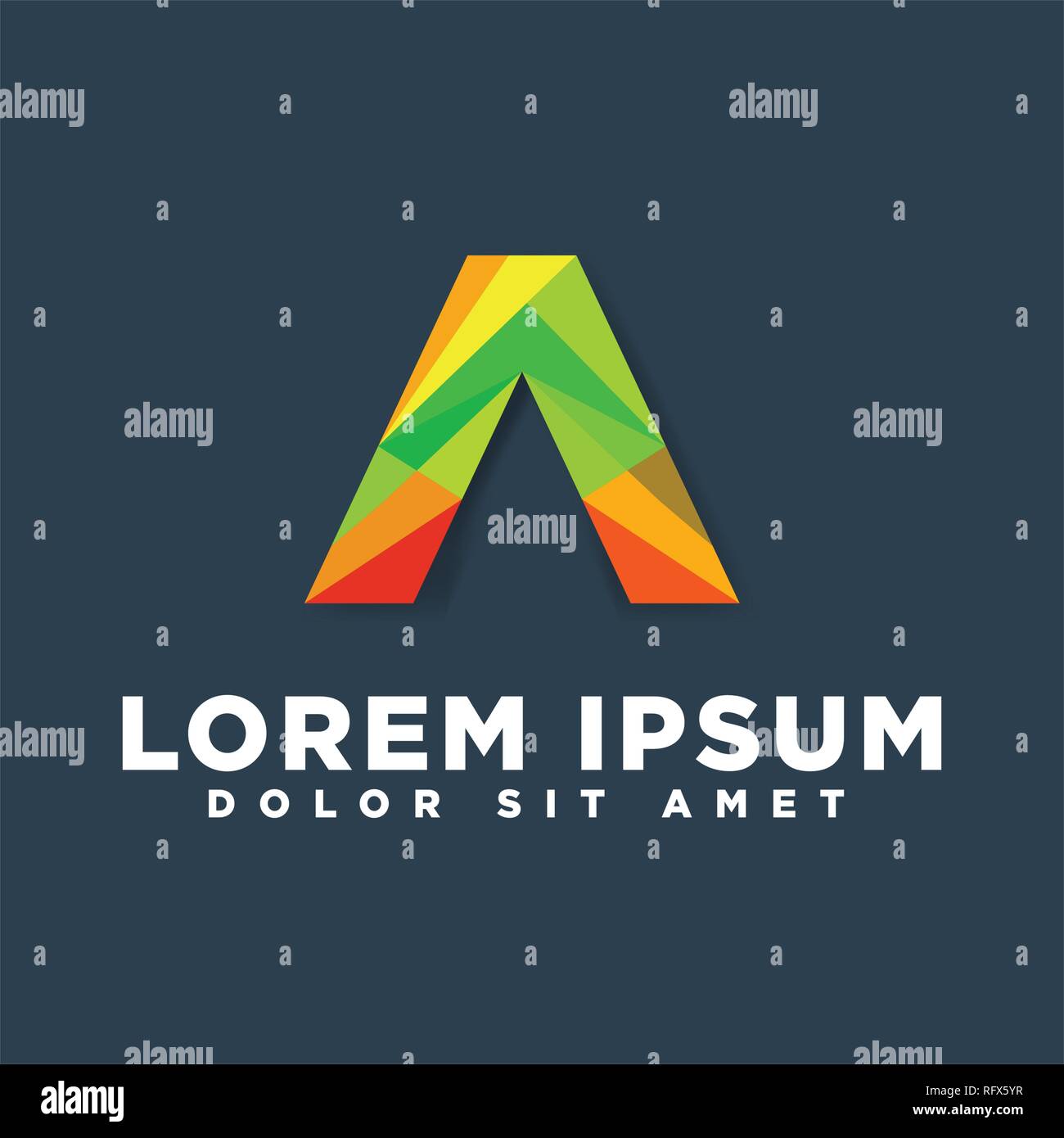 Aa template Stock Vector Images - Alamy