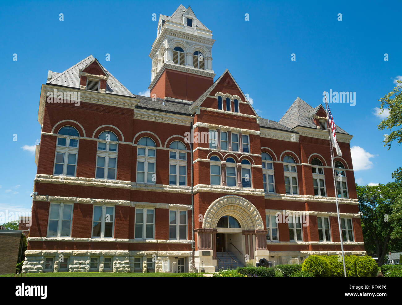 Historic Ogle County courthouse. Oregon, Illinois, USA Stock Photo - Alamy