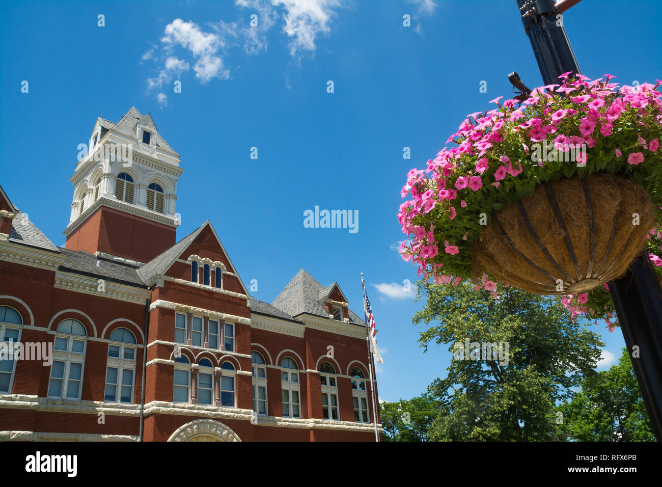 Historic Ogle County courthouse. Oregon, Illinois, USA Stock Photo - Alamy