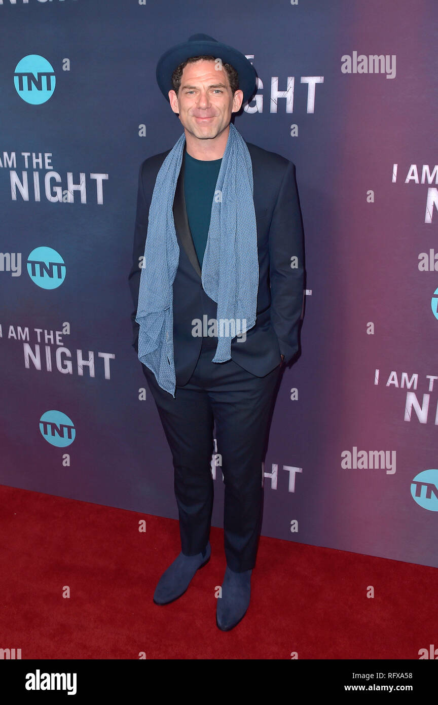 Dylan Smith attending the TNT series premiere of 'I Am the Night' at ...