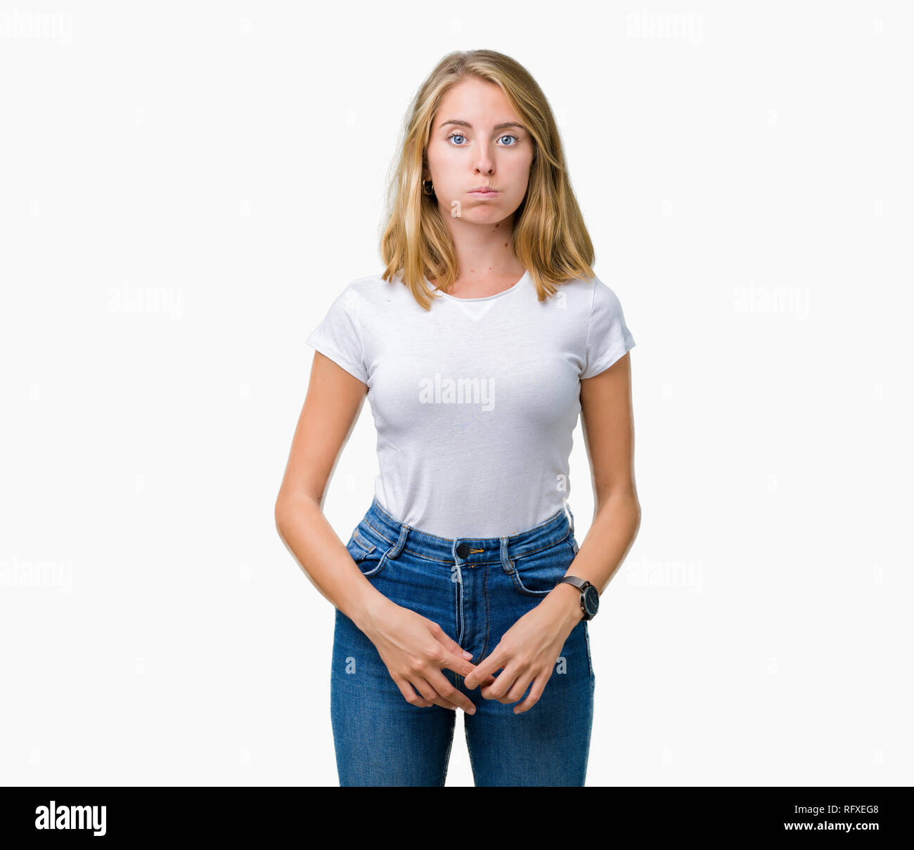 Puff cheek Cut Out Stock Images & Pictures - Alamy