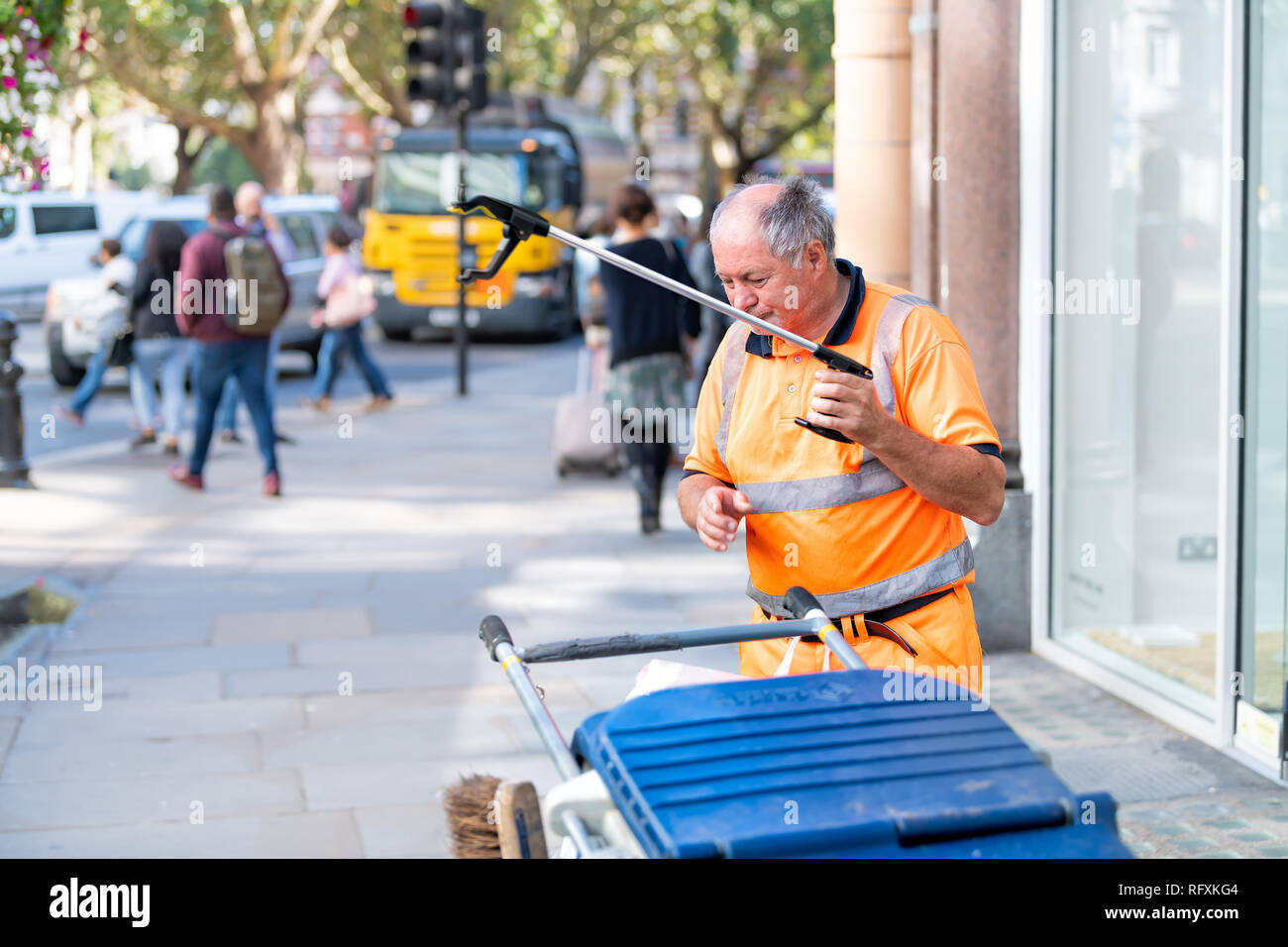 Senior janitor hi-res stock photography and images - Alamy