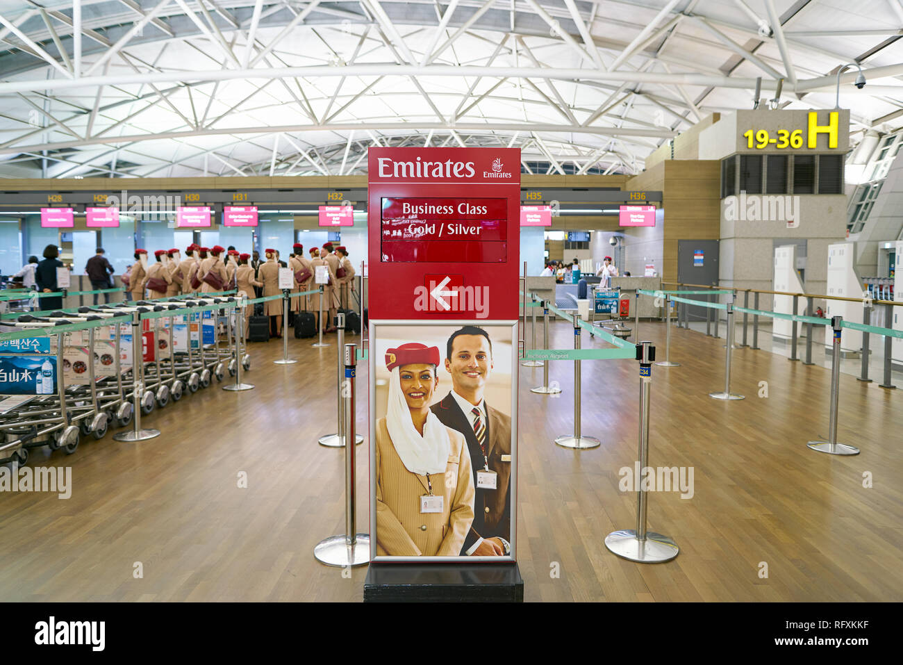 Incheon international airport gold hi-res stock photography and images ...