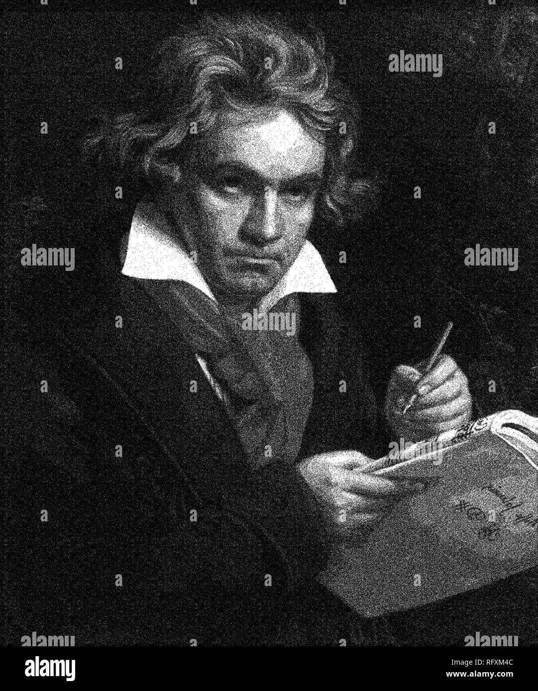 Beethoven portrait young hi-res stock photography and images - Alamy