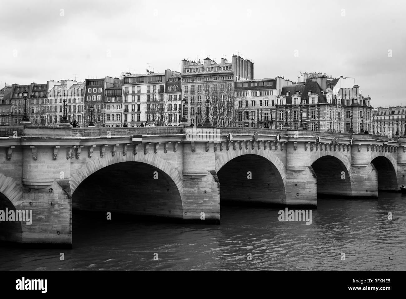 Pont Neuf, a bridge over the Seine, in Paris, France Stock Photo - Alamy