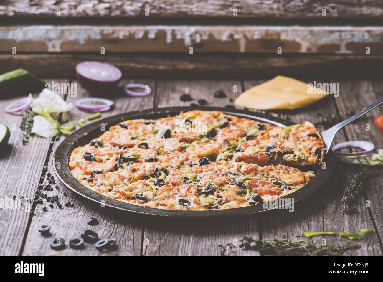 Pizza effect hi-res stock photography and images - Alamy
