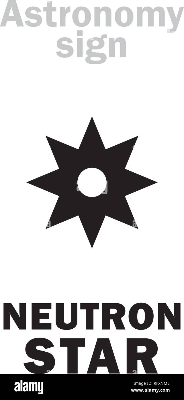 Astrology Alphabet: NEUTRON STAR, small cold but superdense Collapsed ...