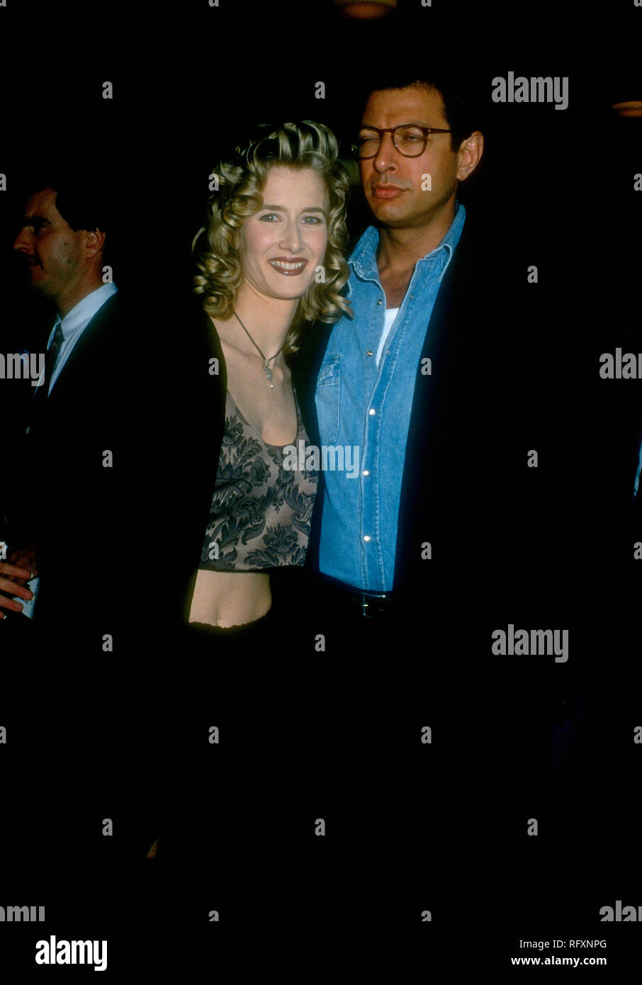 WESTWOOD, CA - NOVEMBER 15: Actress Laura Dern and actor Jeff Goldblum ...