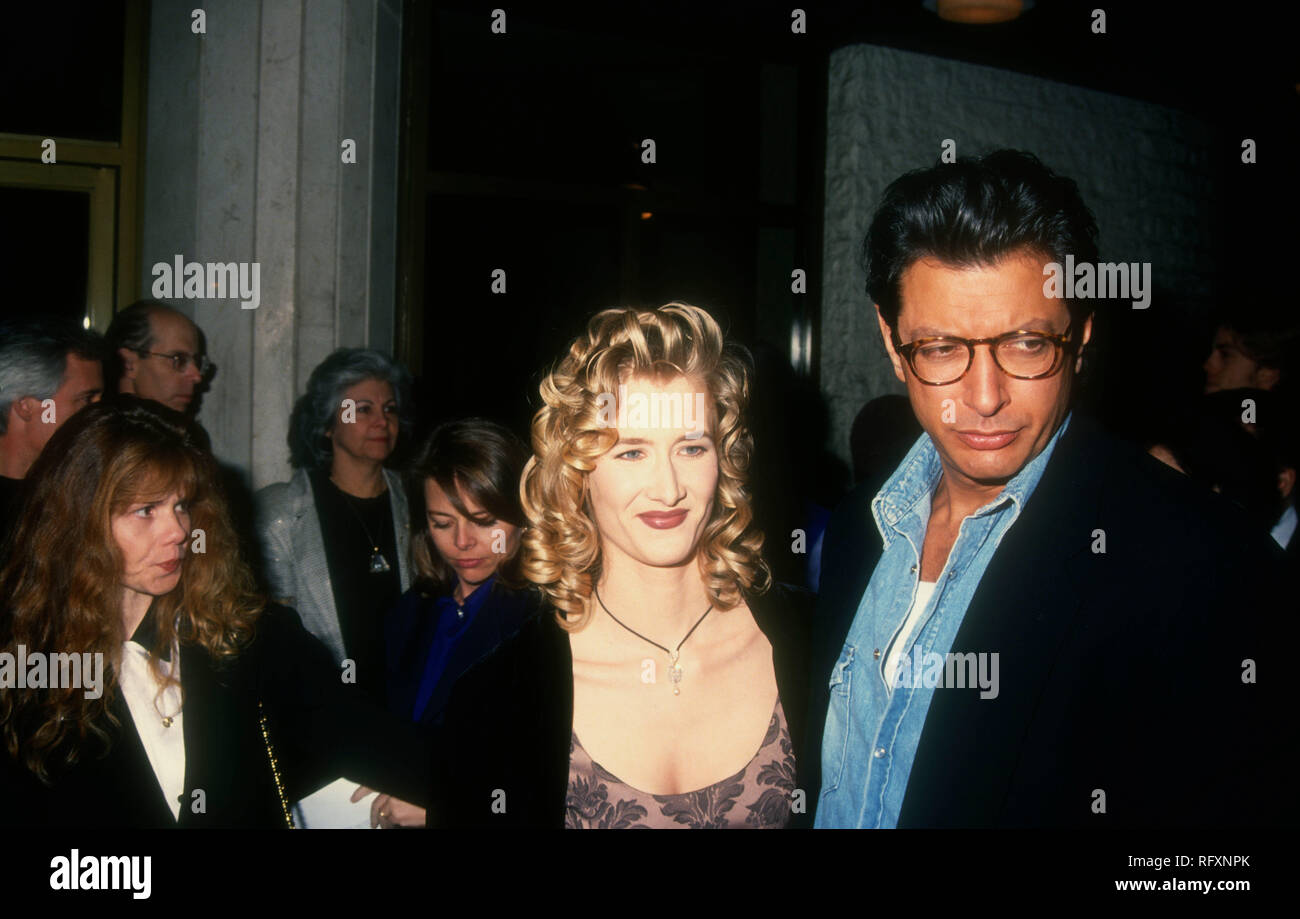 WESTWOOD, CA - NOVEMBER 15: Actress Laura Dern and actor Jeff Goldblum ...