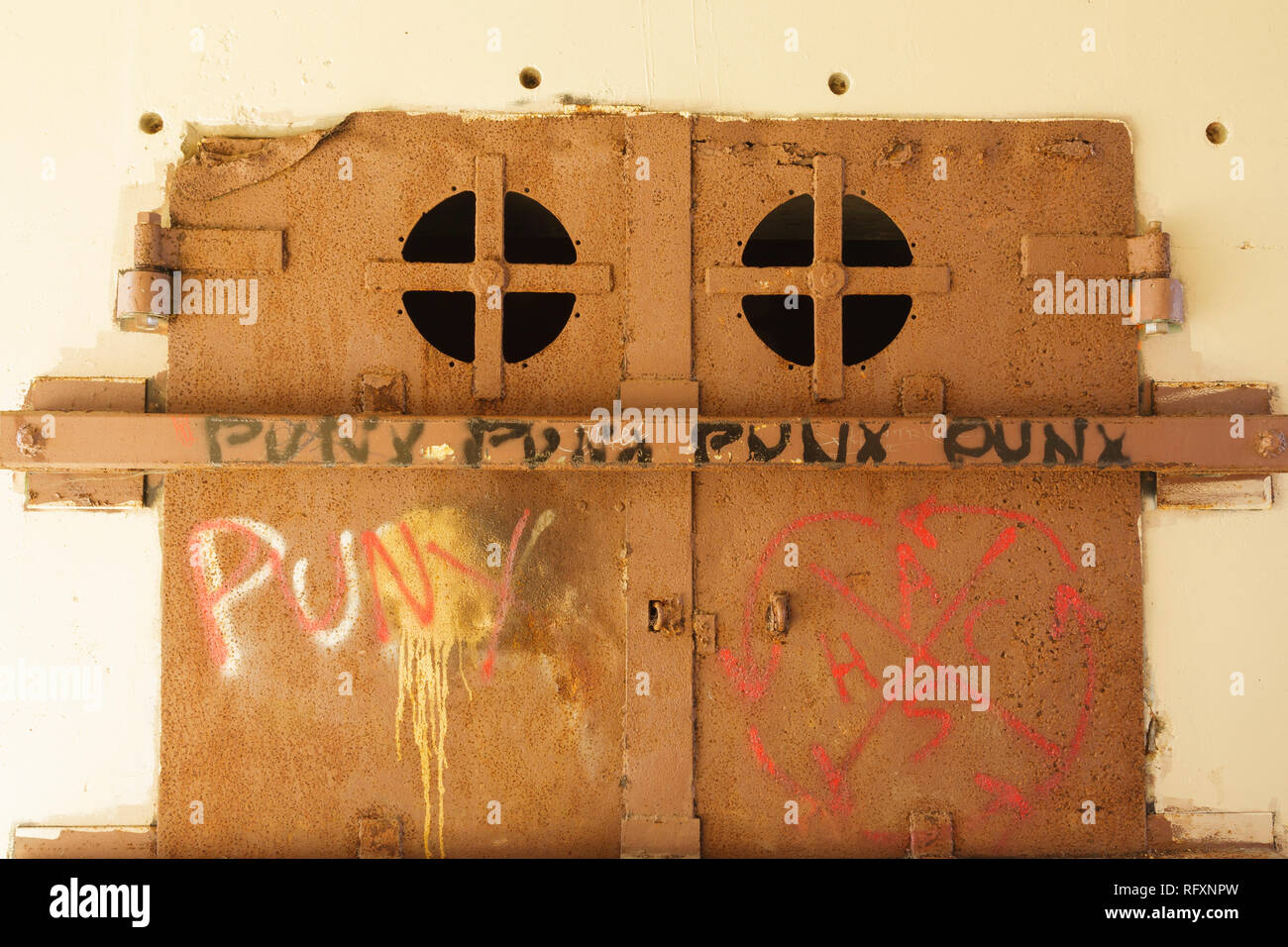 Remnants of Fort Dearborn at Odiorne Point State Park in Rye, New ...