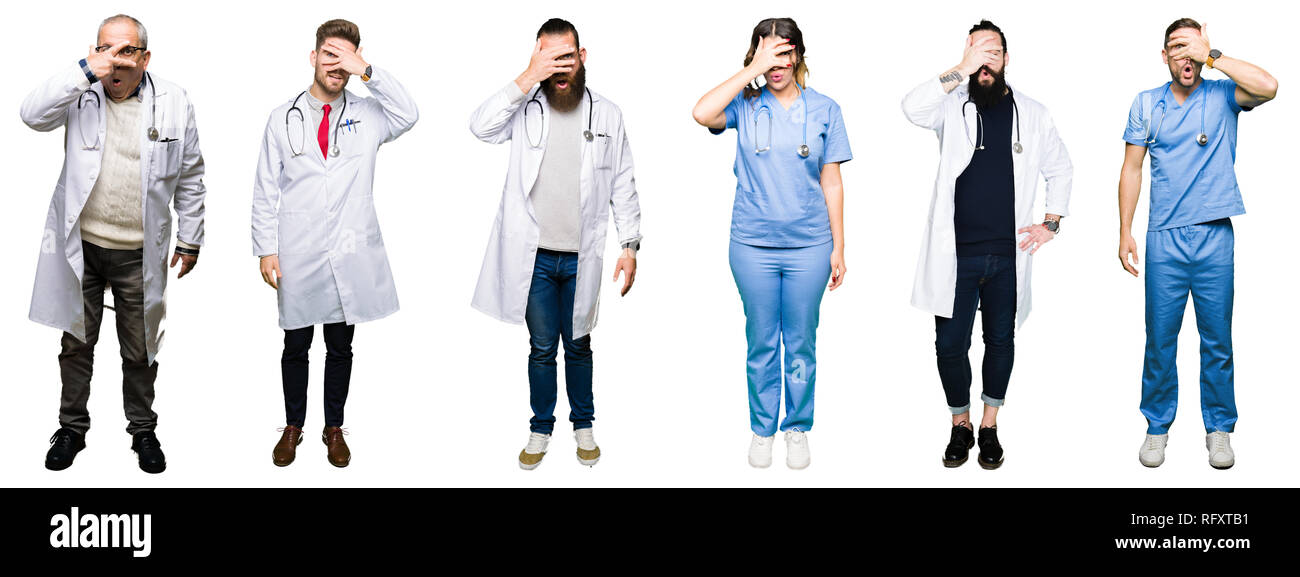 Portrait young surgeons in Cut Out Stock Images & Pictures - Alamy