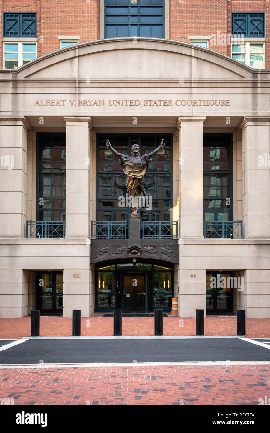 Albert v bryan united states courthouse in alexandria hi-res stock ...