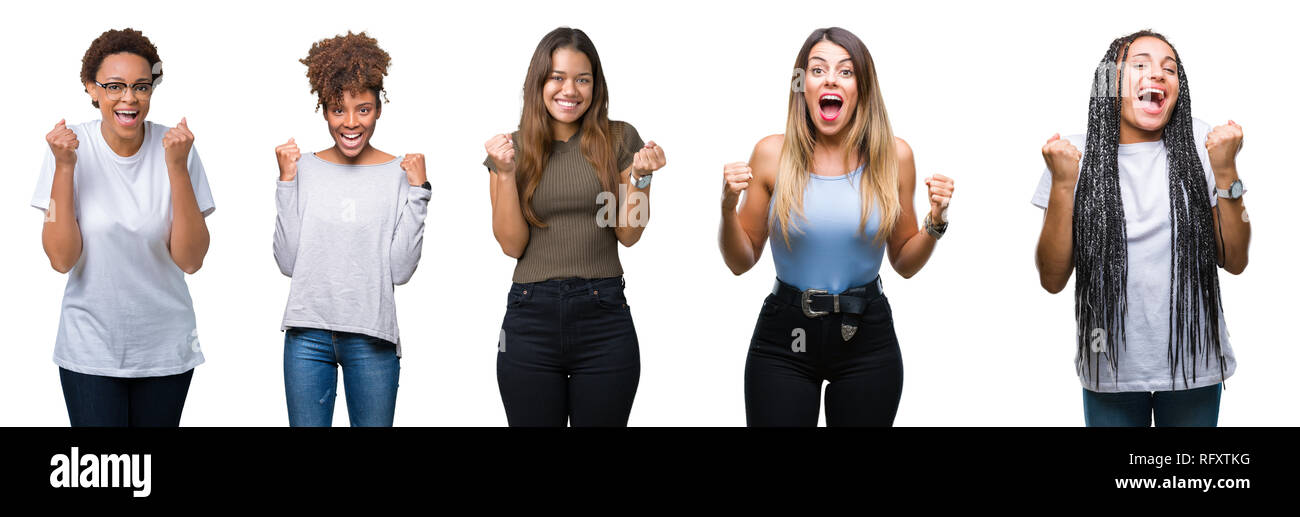 Women Portrait Group Surprised Stock Photos & Women Portrait Group ...