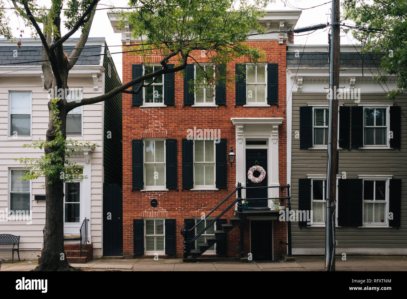 The Dr. Albert Johnson House in Alexandria, Virginia Stock Photo - Alamy