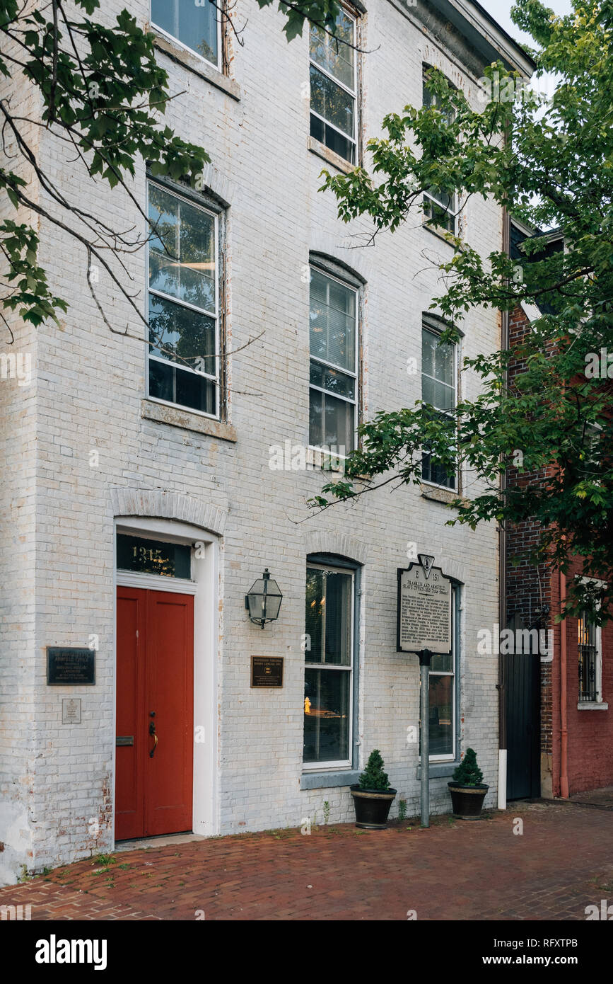 The Franklin and Armfield Office & Freedom House Museum, in Alexandria ...