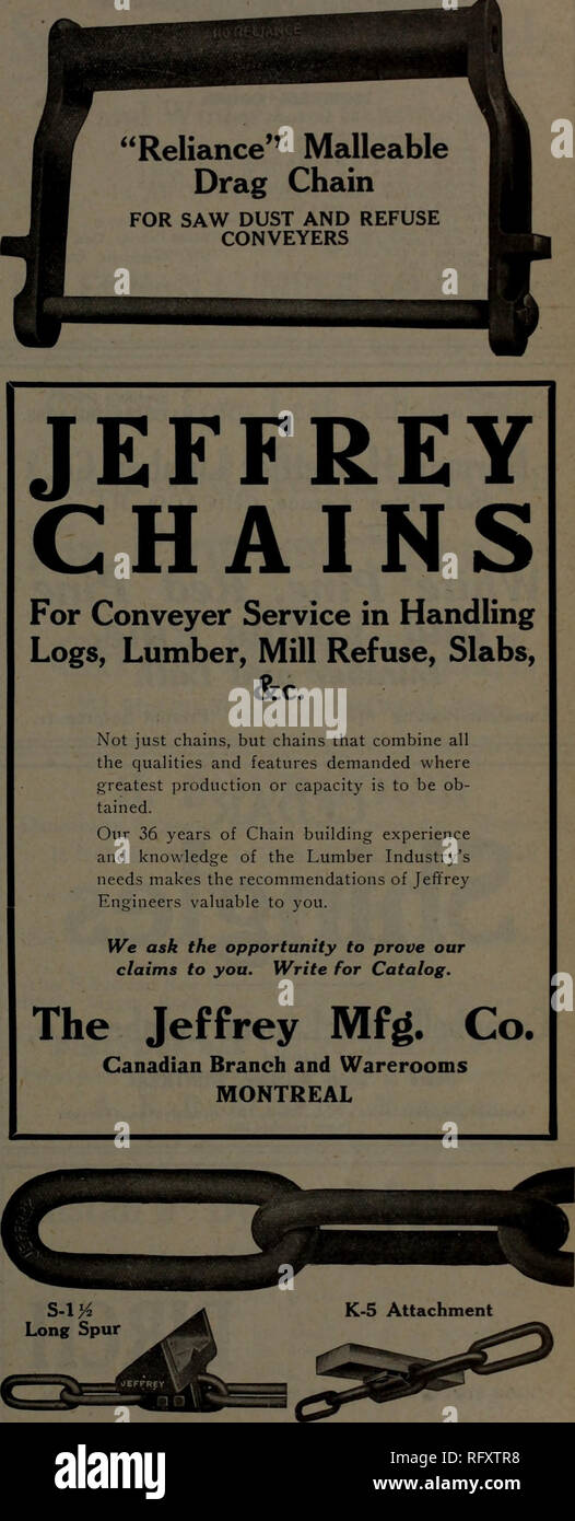 . Canadian forest industries July-December 1919. Lumbering; Forests and ...